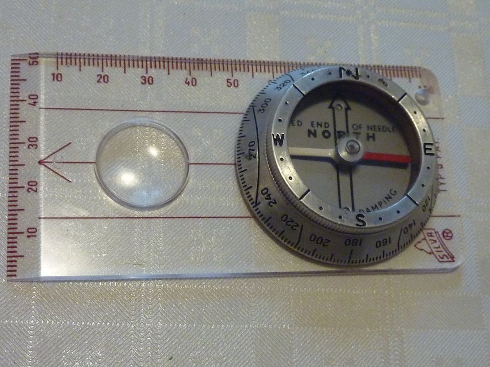 Vintage Kompass Silva Typ.5 mit Induk.Dämpfung Schweden 1960 (Gebraucht ...