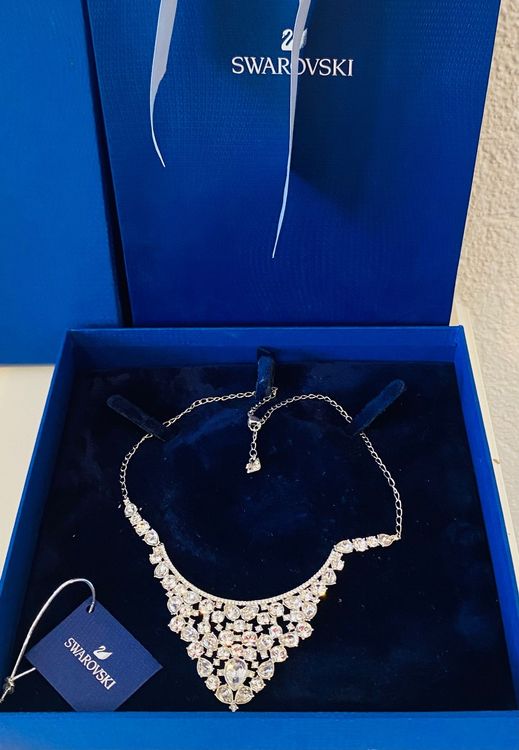 Swarovski Statement Kette neu und original mit Box | Kaufen auf Ricardo