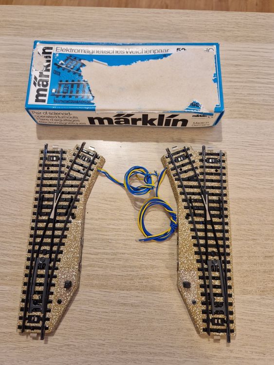 Märklin 5202 Weichenpaar M H0 (2) (Gebraucht) in St-Aubin-Sauges für CHF 28 – mit Lieferung auf ...