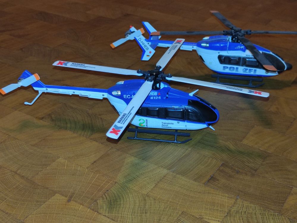 Mini RC Scale Helikopter EC145 Amewi / Nine-Eagles (Gebraucht) in Pfäffikon für CHF 55 – mit ...