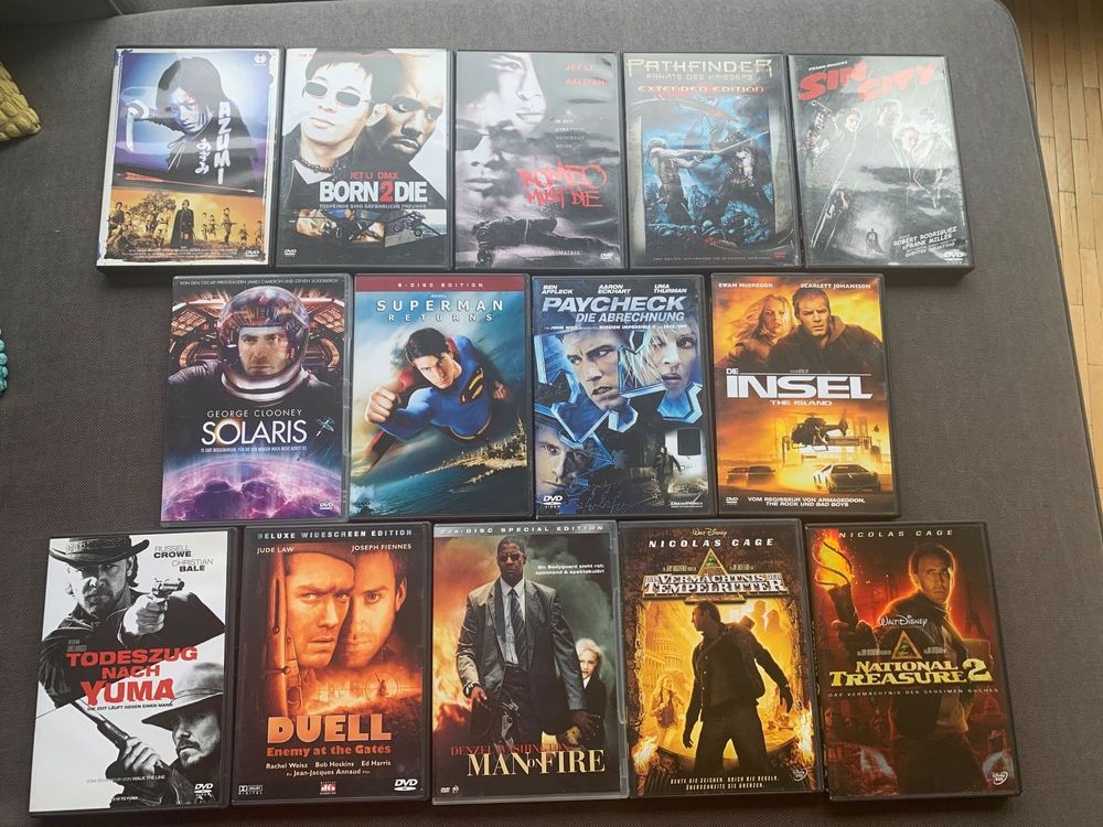 DVD Sammlung / Paket: Action, Abenteuer, Sci-Fi ** 22 DVDs (Gebraucht ...