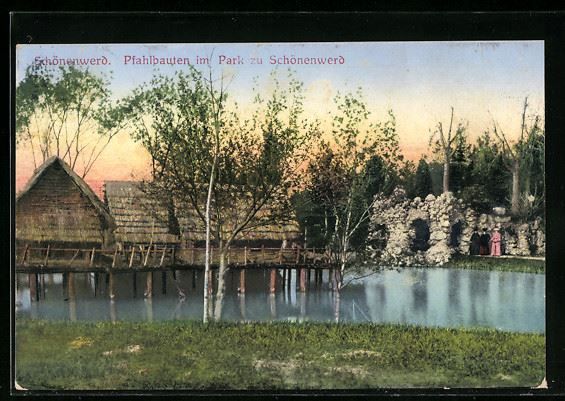AK Schönenwerd, Pfahlbauten im Park | Kaufen auf Ricardo