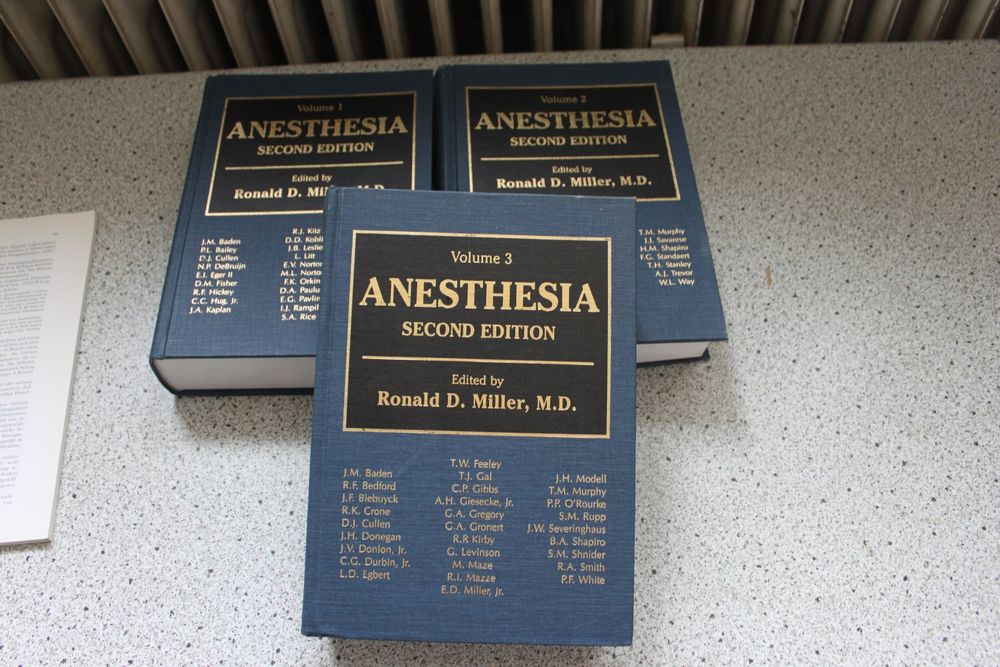 Anesthesia - Second Edition - komplett Volume 1 , 2 & 3 (Gebraucht) in ...