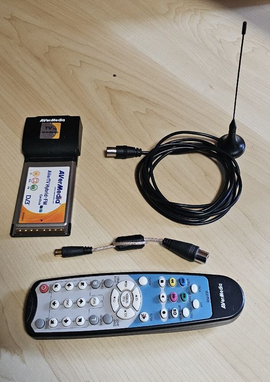 AVerMedia TV-Karte für Notebook oder PC mit PC-Card Slot. (Gebraucht ...