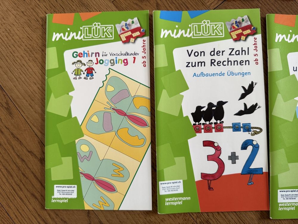 Mini LÜK Kasten mit 4 Übungsheften für Vorschulkinder (Gebraucht) in ...