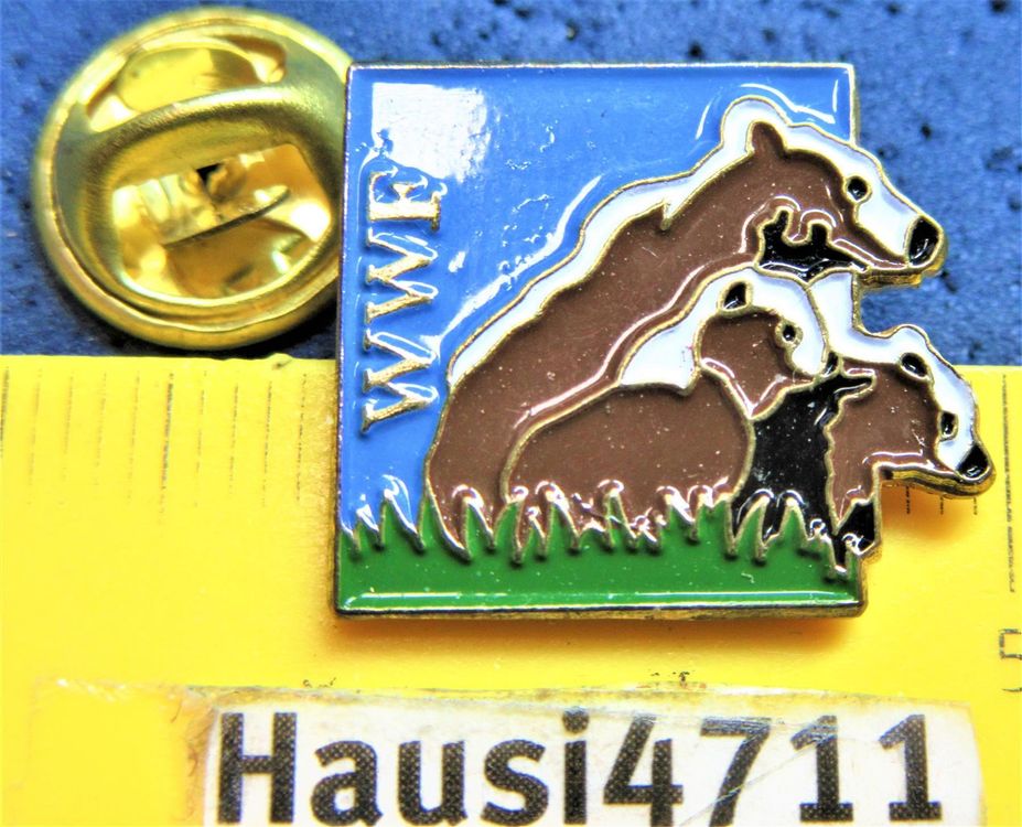 WWF SCHMUCK PIN KLEIN GOLDIG ORIGINAL | Kaufen auf Ricardo