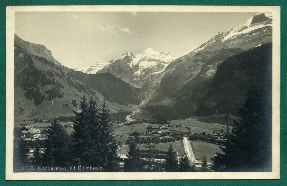 Kandersteg mit Blüemlisalp, um 1925 (Gebraucht) in Sargans für CHF 1 ...