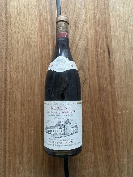 Beaune Clos des Aigrots 1976 (Gebraucht) in Bern für CHF 19 – mit ...