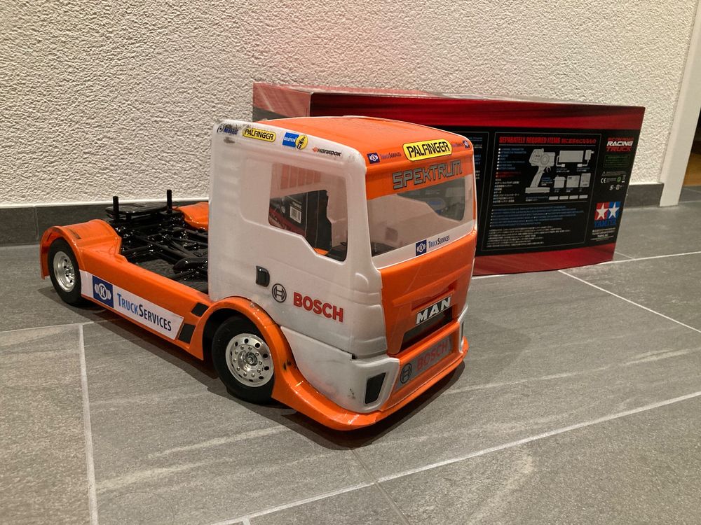 Tamiya TT01 Euro Racing Truck Team Hahn Man Tgs mit Tuning | Kaufen auf ...