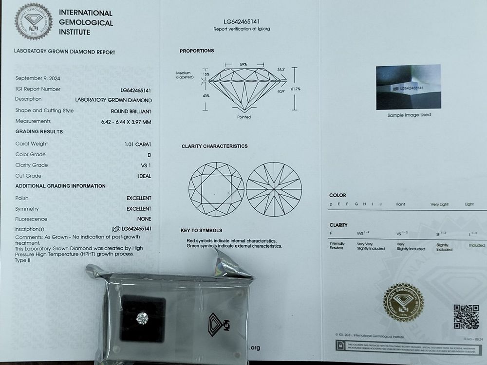 Diamant Labor mit IGI Zertifikat (Neu und originalverpackt) in Zürich ...