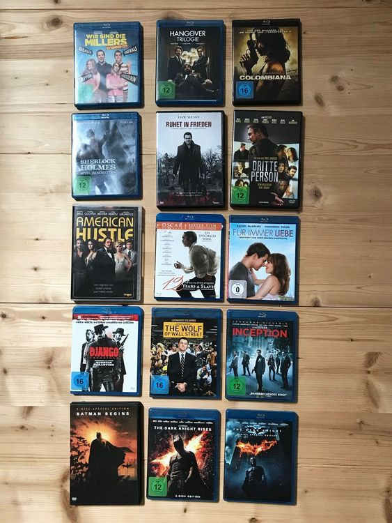 15 Blu-Ray / DVD Klassiker für 1 CHF (Gebraucht) in Wangenried für CHF ...