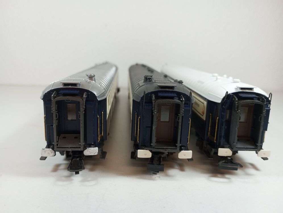 Rivarossi H0: 3 x CIWL "Venice Simplon Orient-Express" Wagen (Neuf avec emballage d'origine) à ...