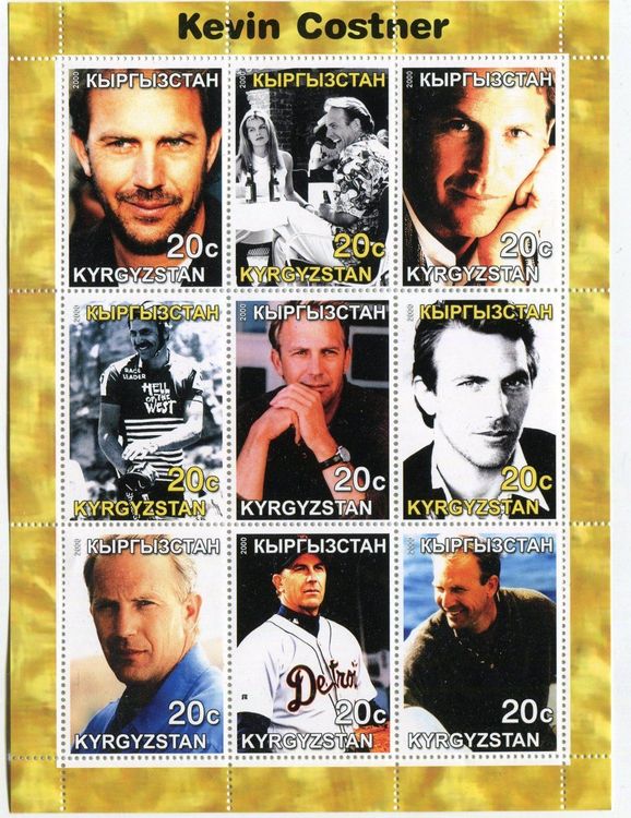 Block "Kevin Costner" Kirgisistan (Neu und originalverpackt) in Basel ...