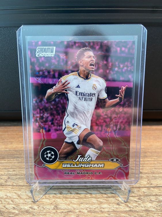 Jude Bellingham Pink Electric Topps Stadium ClubChrome (Gebraucht) in ...