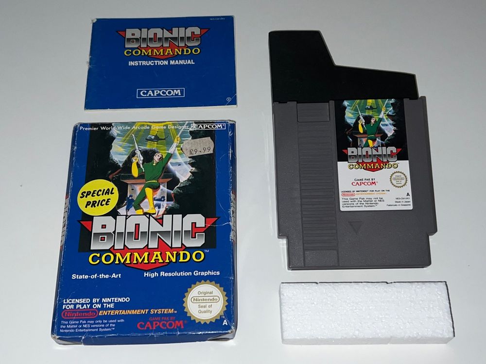 NES Spiel - Bionic Commando (OVP) [PAL A/UKV-Version] (Gebraucht) in Zürich für CHF 40 – mit ...