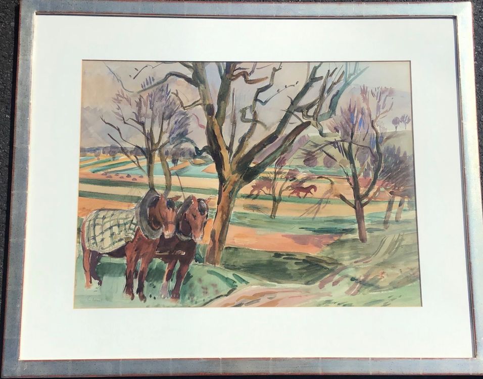 Martin Alfred CHRIST Original Aquarell | Kaufen auf Ricardo