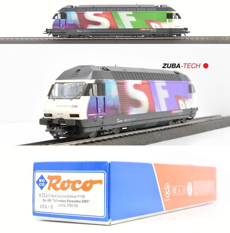 Roco 43560 E-Lok Re 460 der SBB H0 GS mit OVP (Gebraucht) in St. Gallen für CHF 122 – mit ...