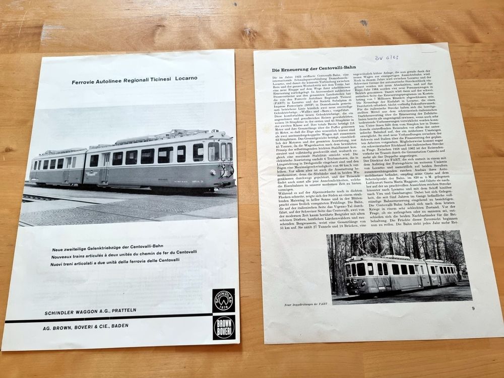 BBC Centovalli-Bahn (Gebraucht) in Birrwil für CHF 12 – mit Lieferung auf Ricardo kaufen