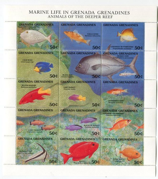 Block "Fische". Grenada. (Neu und originalverpackt) in Basel für CHF 4 – mit Lieferung auf ...