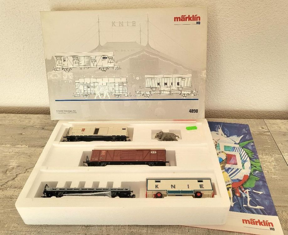 Märklin Zirkus Knie Set 4898 neu, in OVP und Prospekt | Kaufen auf Ricardo
