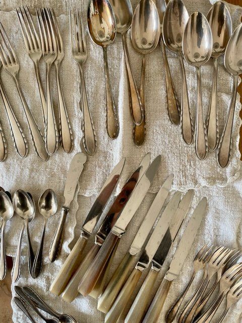 Silberbesteck Berndorf mehrteilig antik (Gebraucht) in zürich für CHF 51 – mit Lieferung auf ...