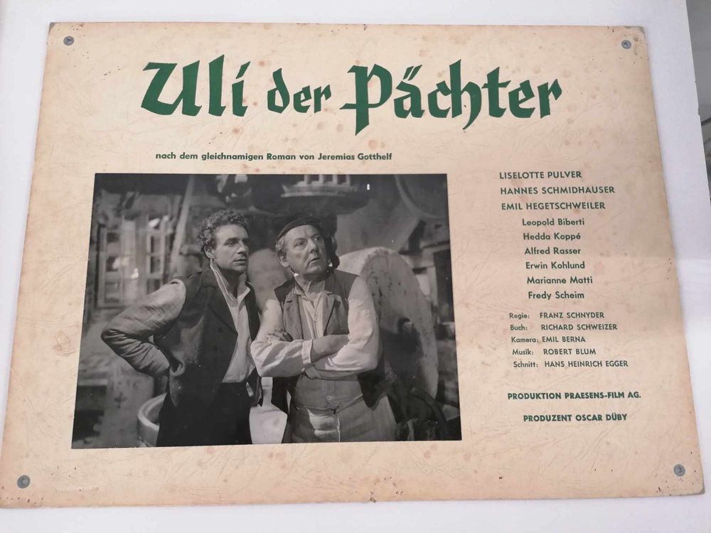 Kino Plakat Ueli der Pächter (Gebraucht) in Dübendorf für CHF 5 – mit Lieferung auf Ricardo kaufen