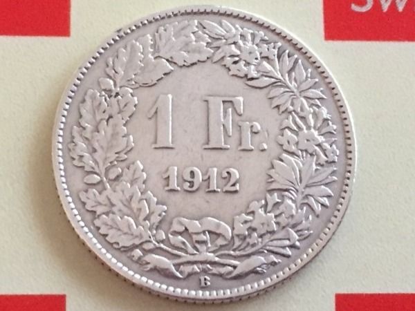 1 Franken 1912 ss+, nur 1,2 Mio! (Gebraucht) in Elsau für CHF 10.1 – mit Lieferung auf Ricardo ...