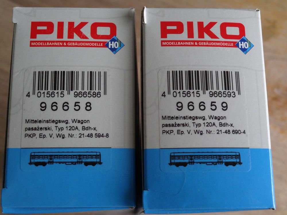 HO PIKO Nr. 96658 & 96659 2 Stk. PKP Wagen NEU ! (Neu und originalverpackt) in Oberburg für CHF ...