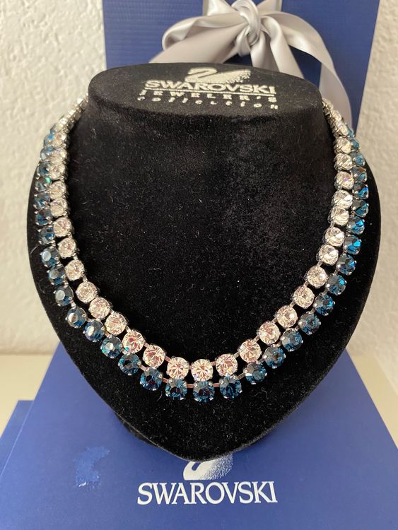 Swarovski Statement Kette Collar Neu & original mit Box (Neu und originalverpackt) in ...