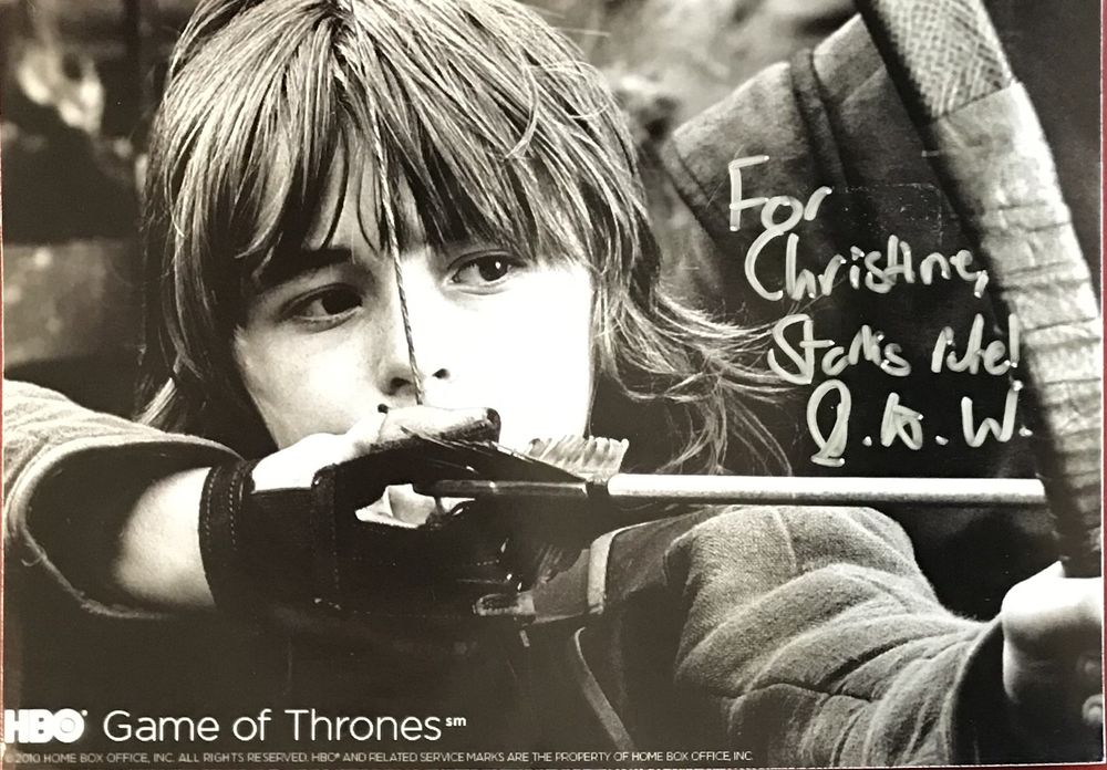 Isaac Hempstead-Wright Autogramm Foto 15x20cm Game of Throne (Gebraucht ...