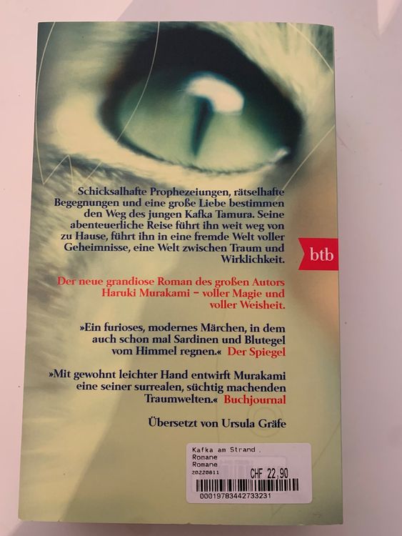 Haruki Mirakami, Kafka am Strand, Roman (Neu (gemäss Beschreibung)) in ...