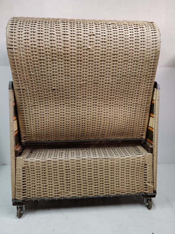 Originaler Ostdeutscher Strandkorb, Strandliege, Liegestuhl | Kaufen ...