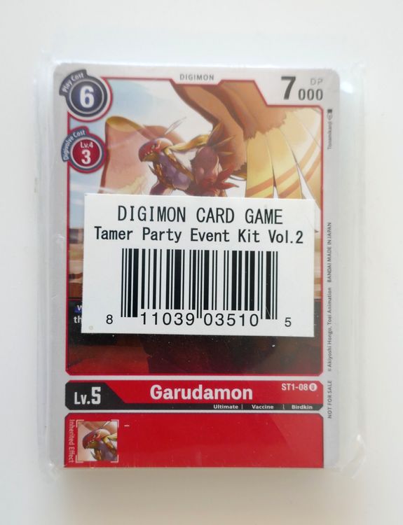 Digimon 2021 Tamer Party Event Kit vol. 2 EN (Neu und originalverpackt ...