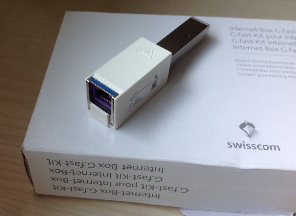 G.Fast-Kit Internet Box Swisscom (Gebraucht) in für CHF 5 – mit ...