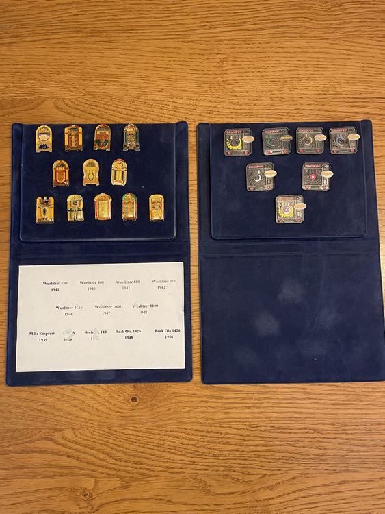 Wurlitzer Seeburg Rock Ola Snapspot Pin Sammlung (Neu (gemäss ...