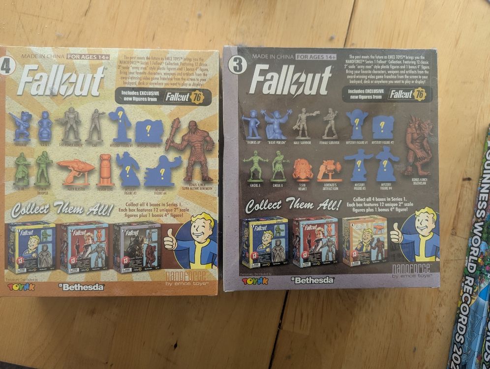 Fallout Nano Force Figuren Set, Serie 1, Neu (Neu und originalverpackt ...