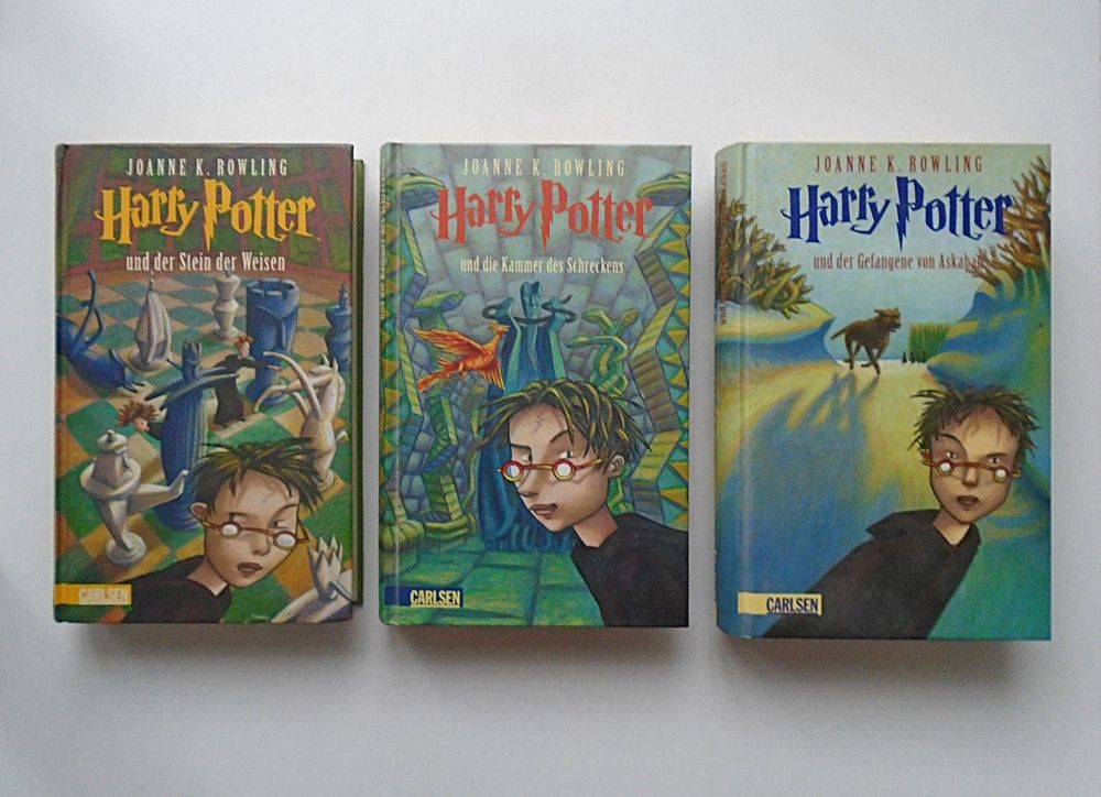 3x Harry Potter * Band 1+2+3 * Stein, Kammer, Gefangene | Kaufen auf ...