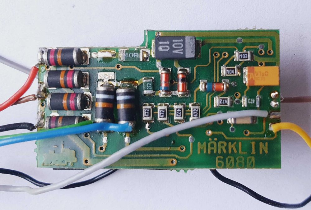 Original Märklin Decoder 6080 für Allstrommotoren (Gebraucht) in für ...