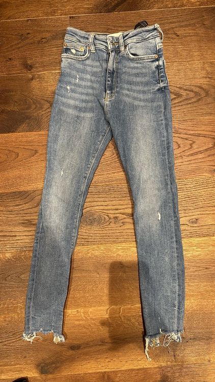 Zara Jeans Skinny Fit Stretch Gr. 34 - 80‘s Skinny Jeans (Neu (gemäss ...