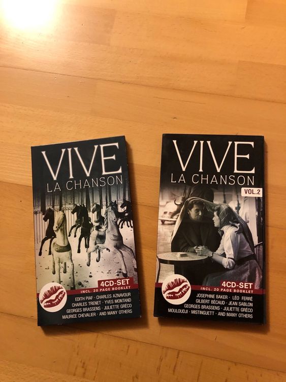 Vive La chanson Vol. 1 und Vol. 2, 8 CD (D'occasion) à Versoix pour CHF ...