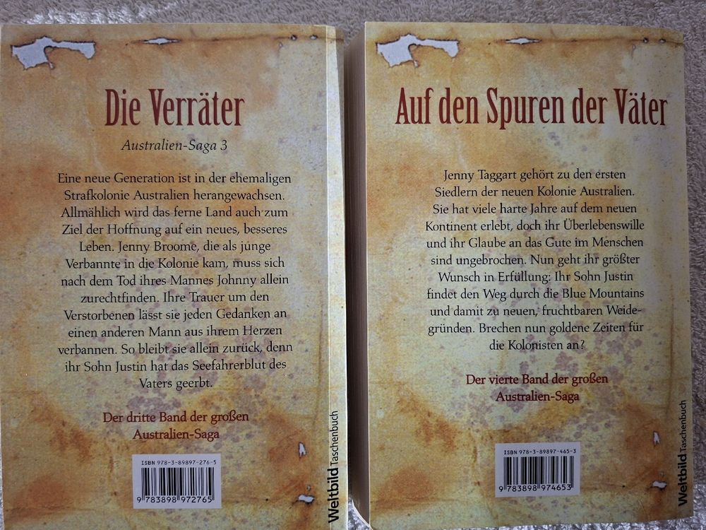 William Stuart Long, Australien Saga, alle 8 Bücher (Gebraucht) in ...