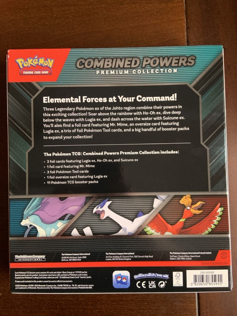 Pokemon Combined Powers - Premium Collection (Neuf avec emballage d ...