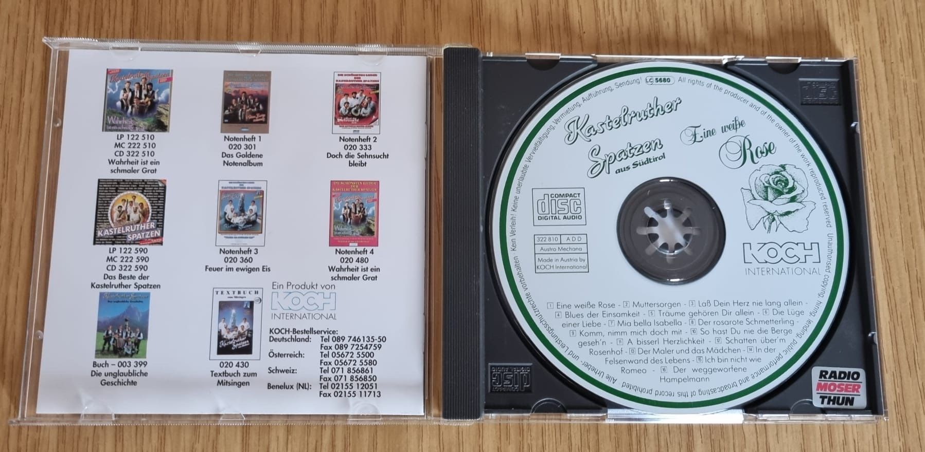 CD. Kastelruther Spatzen aus Südtirol. Eine weiße Rose. (Gebraucht) in ...