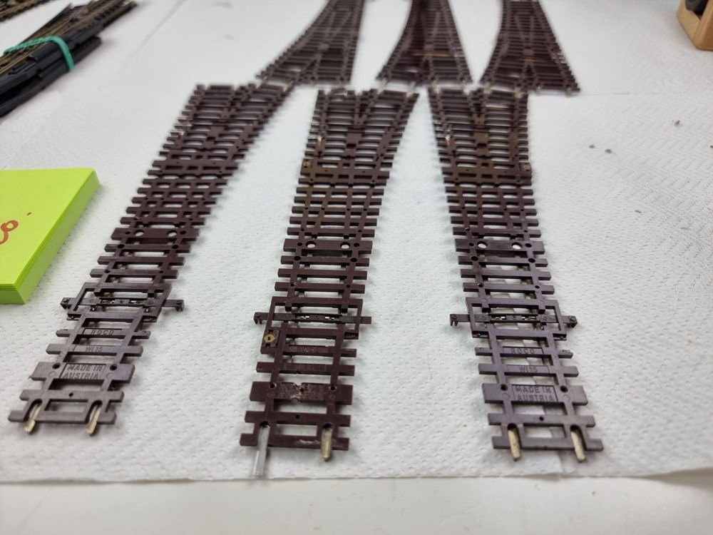 ROCO Weichen Set - 6 Weichen Links WL15° Spur H0 1:87 | Kaufen auf Ricardo