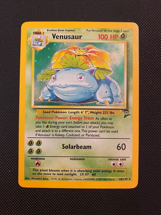 Pokémon Base Set 2 Venusaur Near Mint+ | Kaufen auf Ricardo