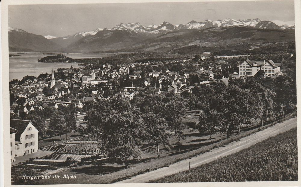 3 Verschidedene Ansichtskarten von Horgen 40 er Jahre (Gebraucht) in ...