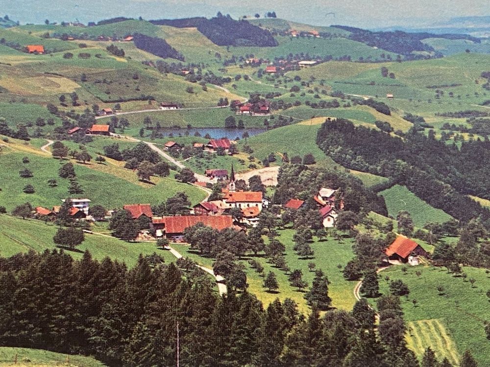 Finstersee Bei Menzingen Zug Alte Karte Kaufen Auf Ricardo