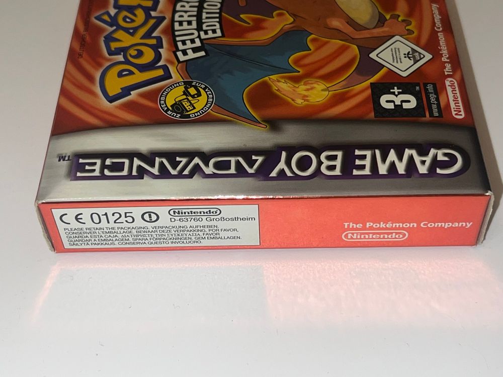 Game Boy Advance (GBA) - Pokémon Feuerrote Edition (OVP) TOP (Gebraucht ...