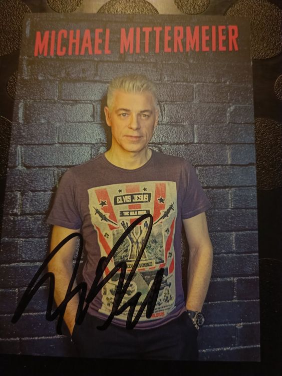 Michael Mittermeier - signierte Autogrammkarte (Gebraucht) in Menziken ...