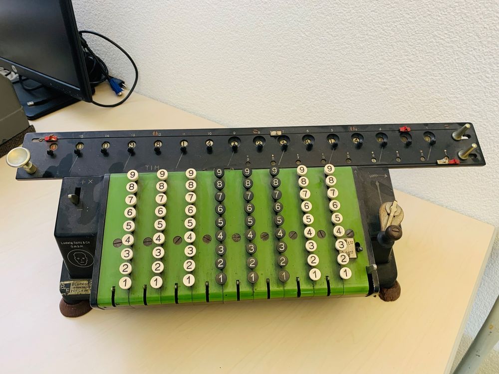 Machine à calculer vintage "Ludwig Spitz & Cie" rare! (Gebraucht) in ...